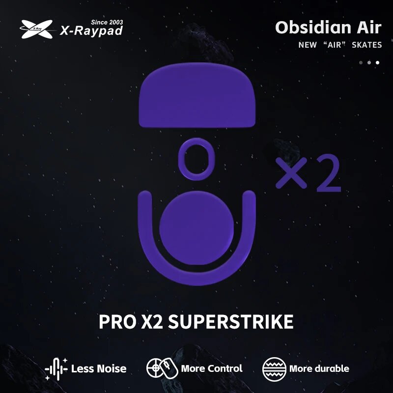 X-Raypad Obsidian Air Mousepad G PRO X2 SUPERSTRIKE