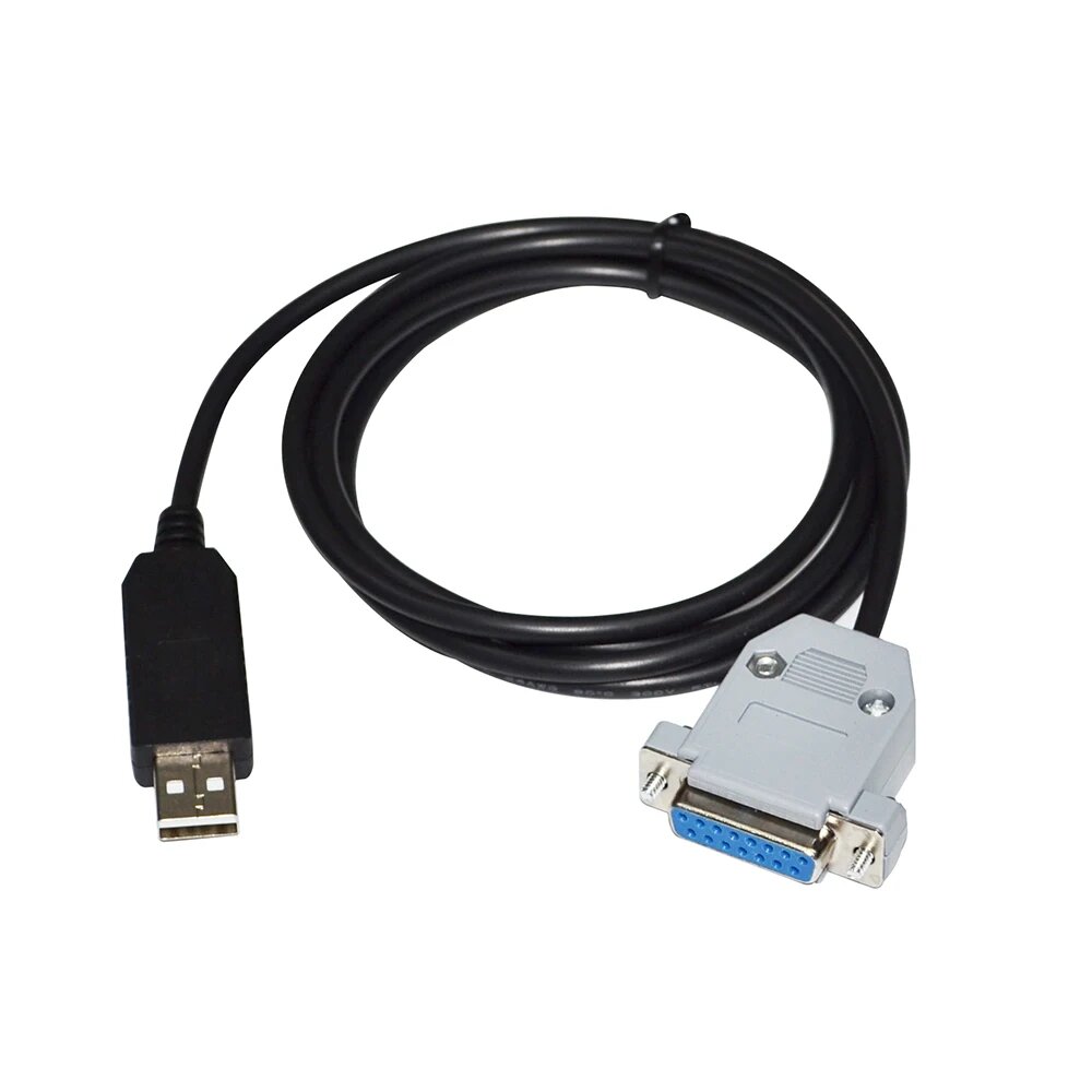 Кабель-переходник FTDI FT232RL USB на D-SUB 15-контактный DB15 для насосов 3M, RS485 (CH340 CHIP)