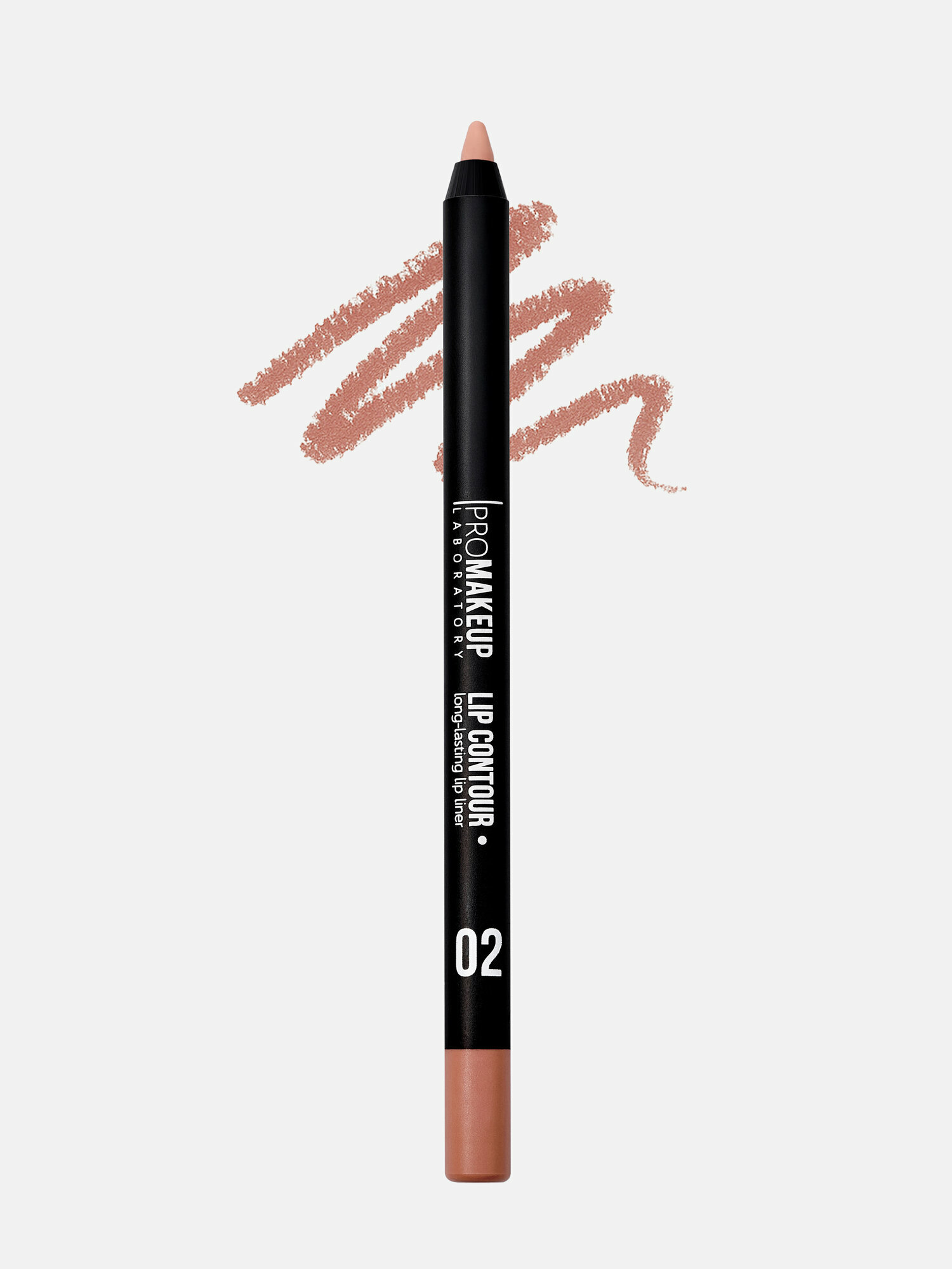 PROMAKEUP laboratory Карандаш для губ ультрастойкий "LIP CONTOUR", 1,2 г, 02 бежево-розовый