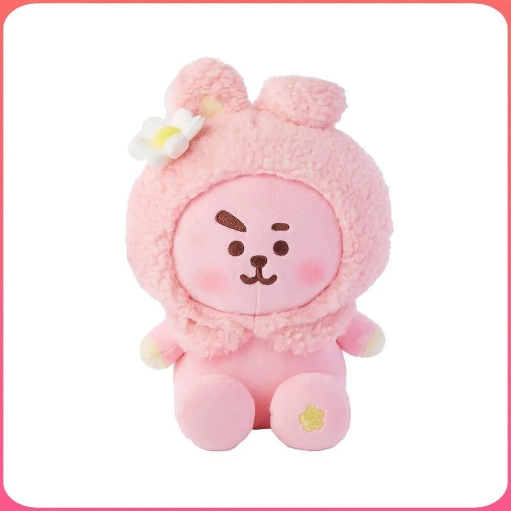 Плюшевая кукла-брелок BTS BT21 Spring Day Series Мягкая игрушка, 20 см, для детей