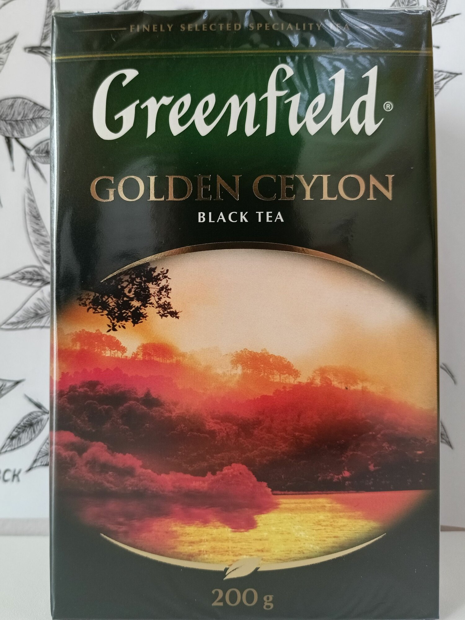 Чай Чёрный Байховый Цейлонский Greenfield Golden Ceylon (Гринфилд Голден Цейлон) Крупнолистовой, 200гр
