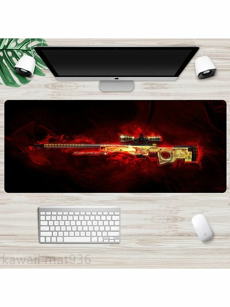 Клавиатура и коврик для мыши для крупномасштабной киберспортивной игры counter-strike, размер 40x90xxl