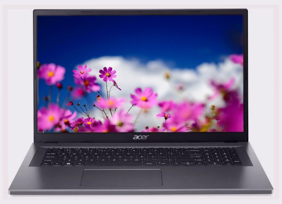 Ноутбук Acer Intel N-Series 3,4ГГц 4 ядер. 17,3' 1920x1080 Intel UHD Graphics Xe 24EUs Windows 11 Pro Русская раскладка
