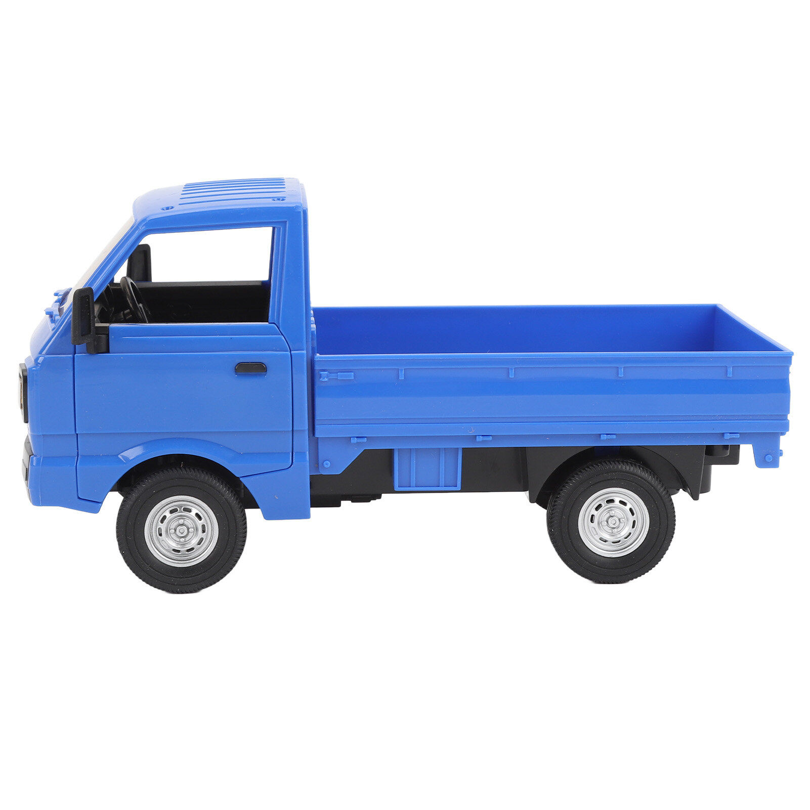 Игрушечный городской грузовик с дистанционным управлением, игрушечный грузовик с двумя открытыми дверями, игрушечный городской автомобиль со световыми и звуковыми эффектами для детей, синий