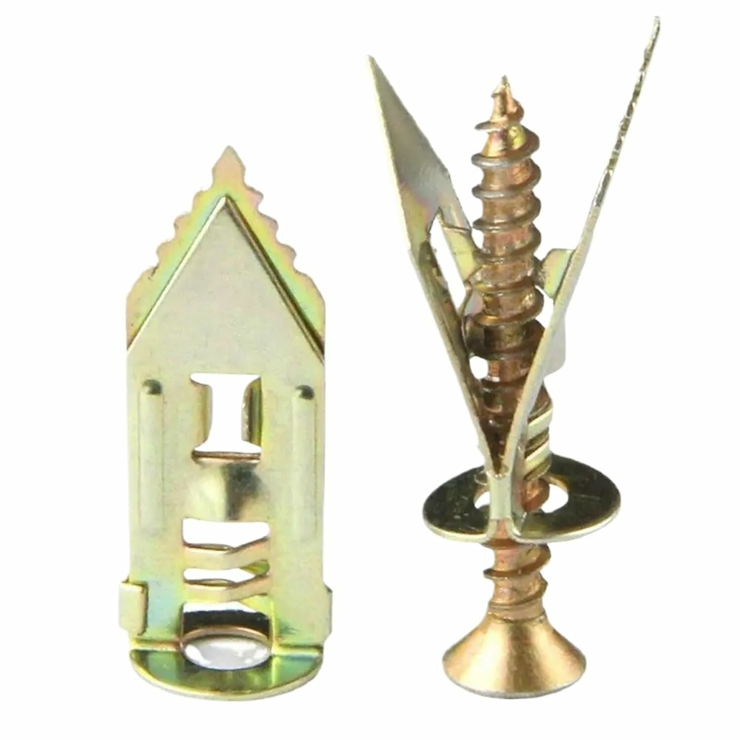 Универсальные 100 комплектов самосверлящих расширительных винтов для гипсокартона Сверхмощный прочный и надежный набор в