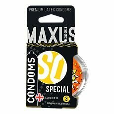 Презервативы MAXUS Special AIR точечно-ребристые 3 шт