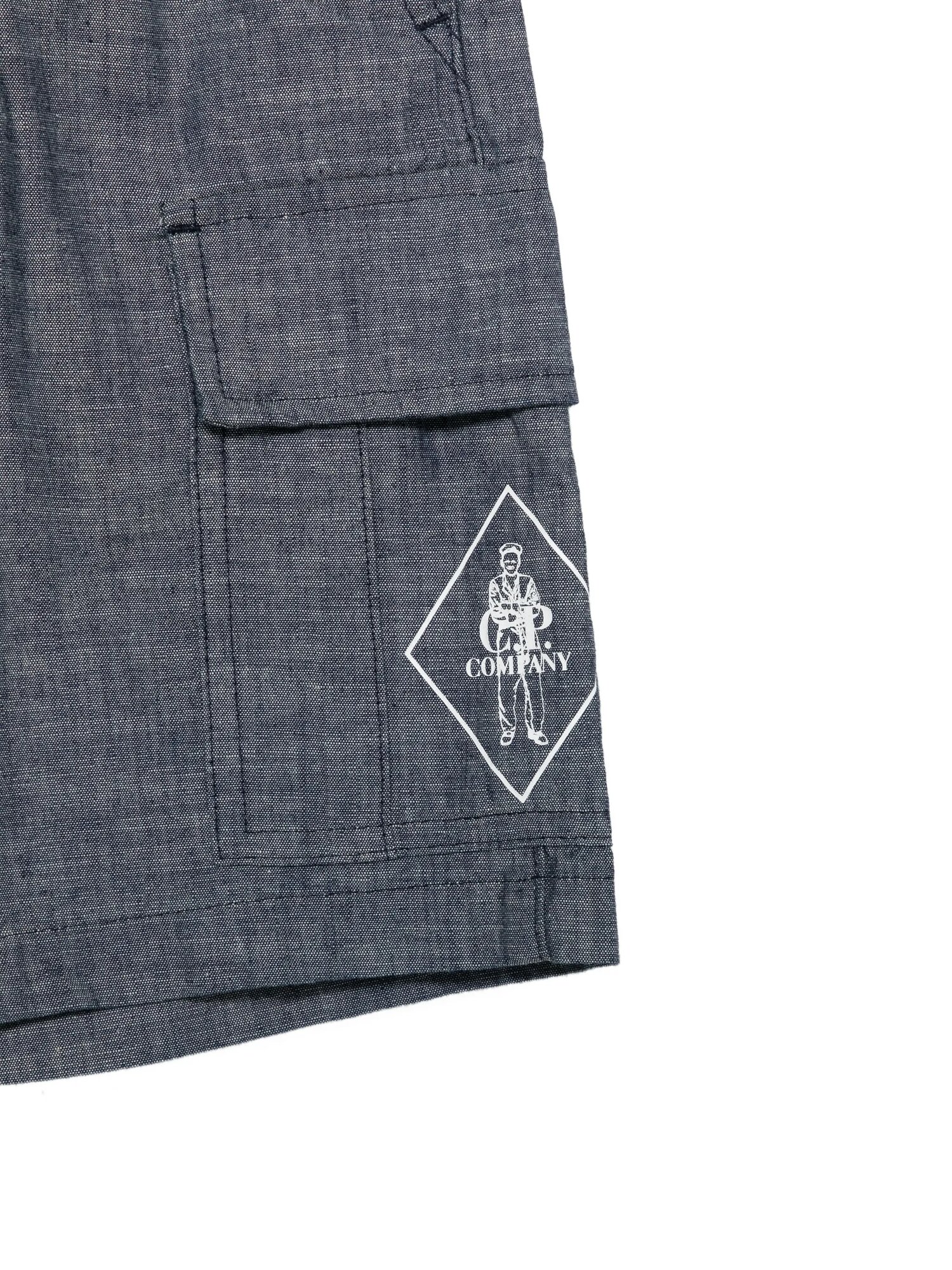 Шорты C.P. COMPANY Cargo logo shorts, размер 12 лет, синий — фото 1
