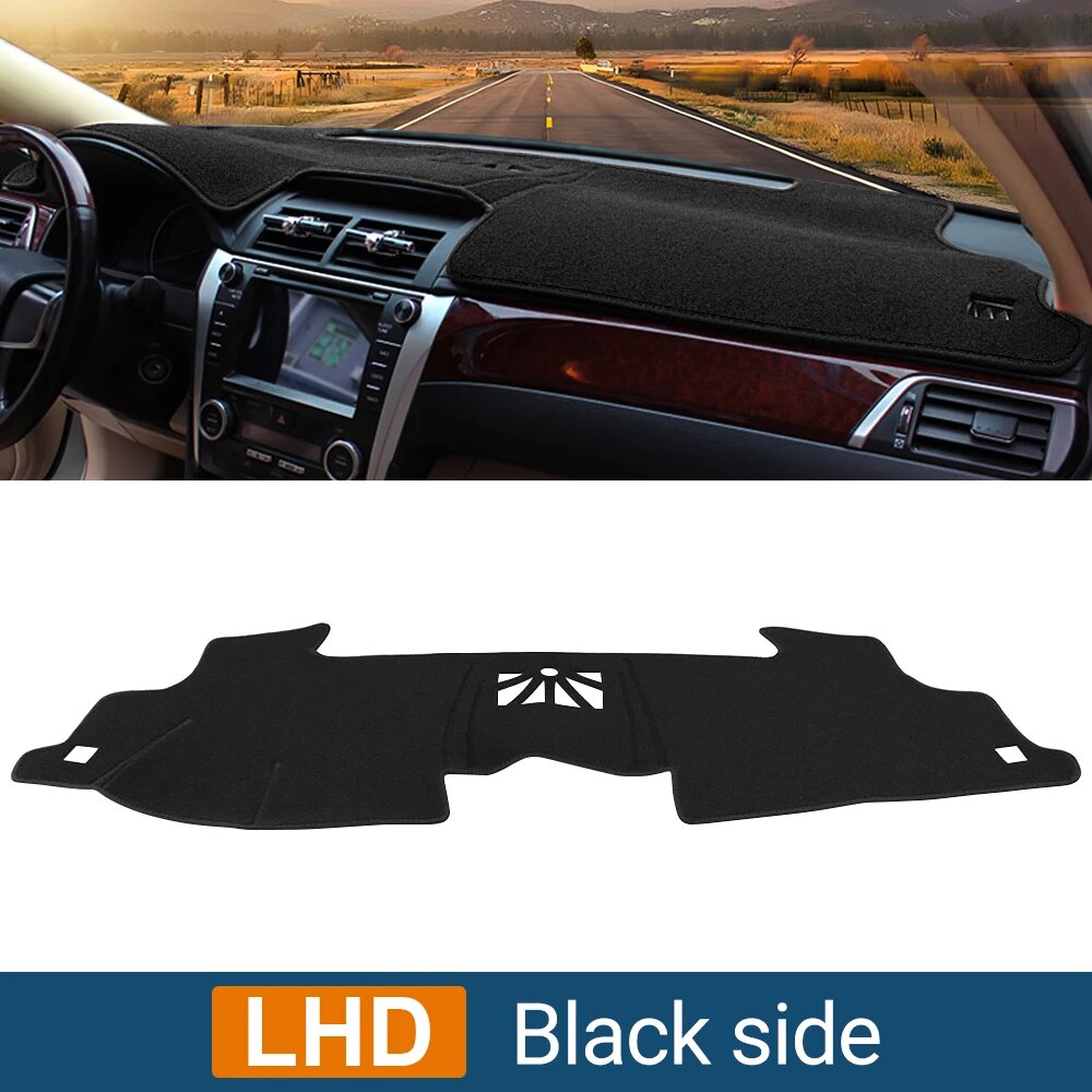 Накидка на приборную панель Toyota Camry XV50 Hybrid 2012-2017, LHD Black Side