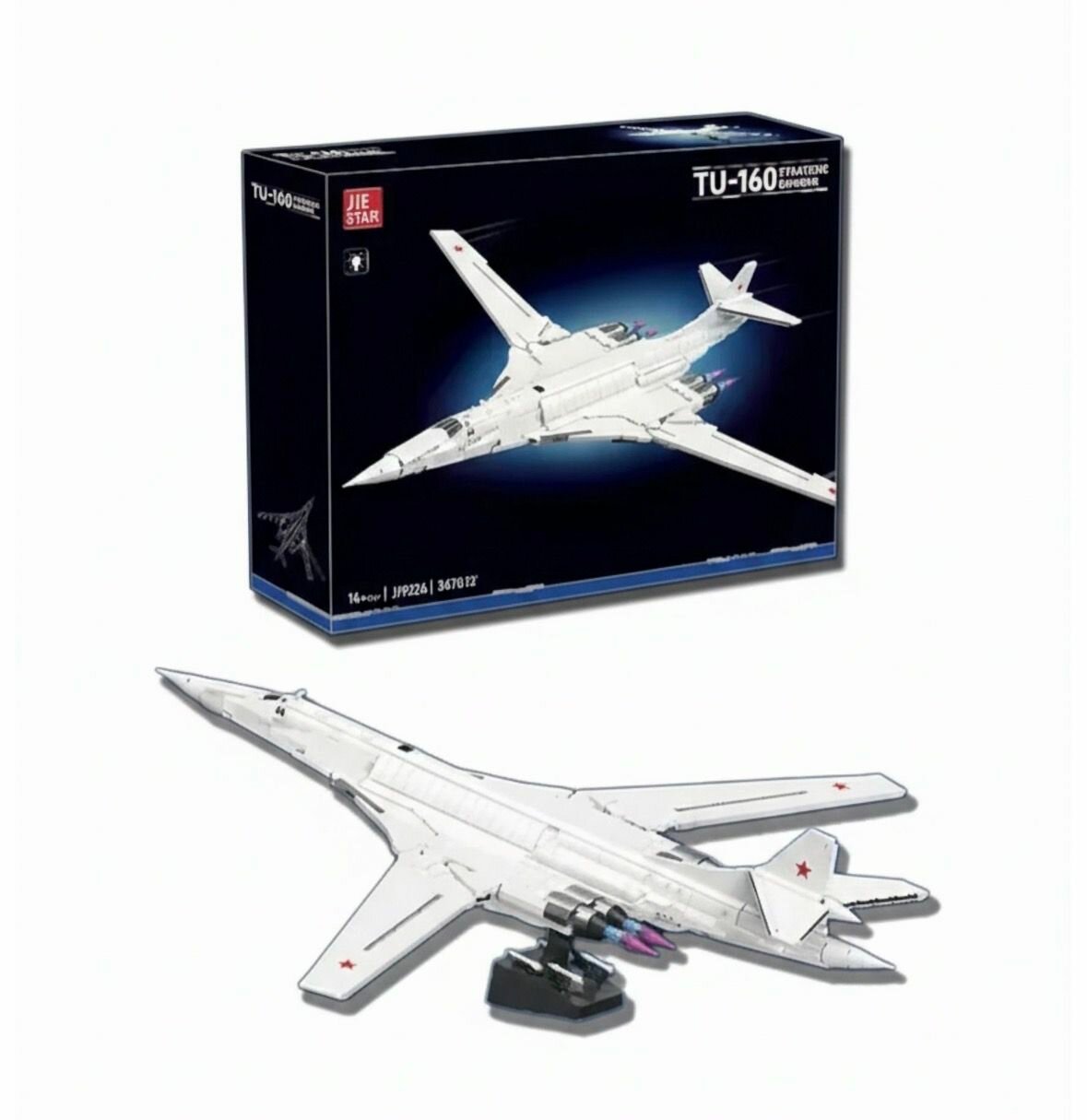 Конструктор Самолет TU-160 3470 дет JJ9226
