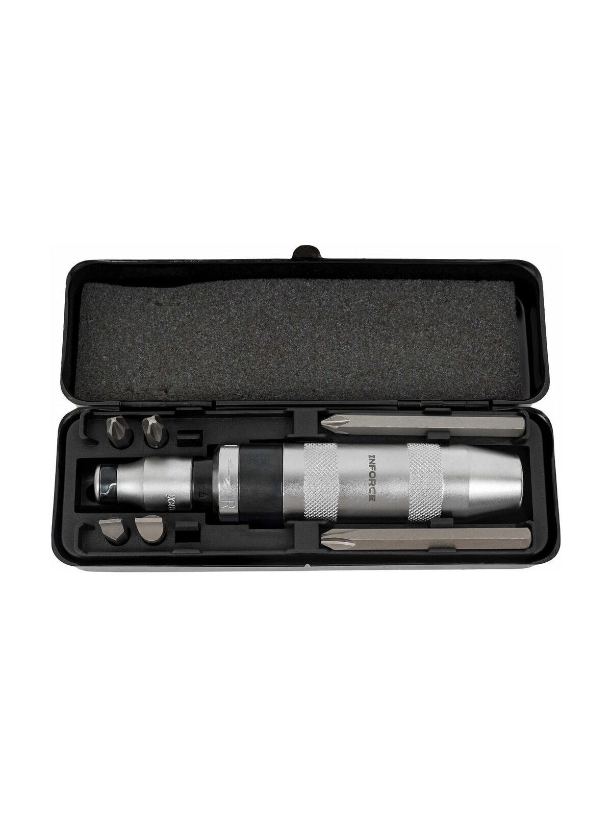 Ударная отвертка с битами в комплекте Inforce 06-09-96