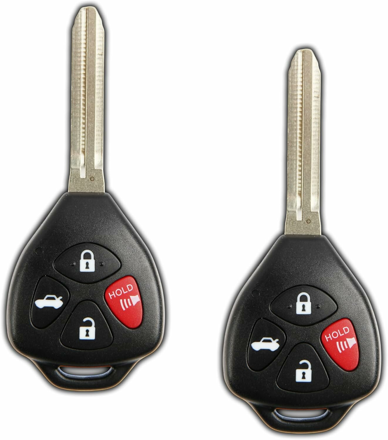 2 сменных брелока KeylessOption для 2008, 2009, 2010, 2011, 2012, Avalon Corolla Remote, 4-кнопочный GQ4-29T, требуется