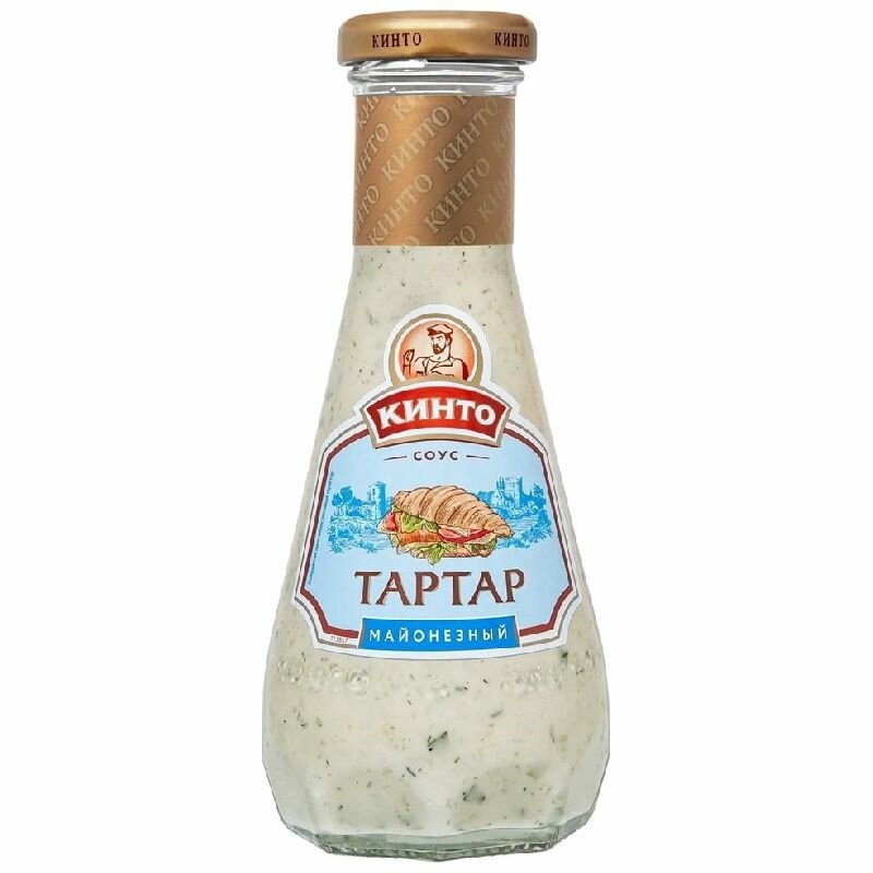 Соус кинто майонезный Тартар /стекло/ 280мл