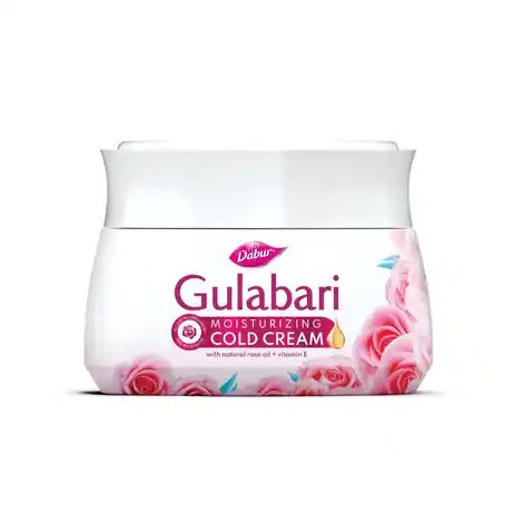 GULABARI moisturizing cold cream, Dabur (гулабари, охлаждающий крем для лица с маслом розы, Дабур), 50 мл.