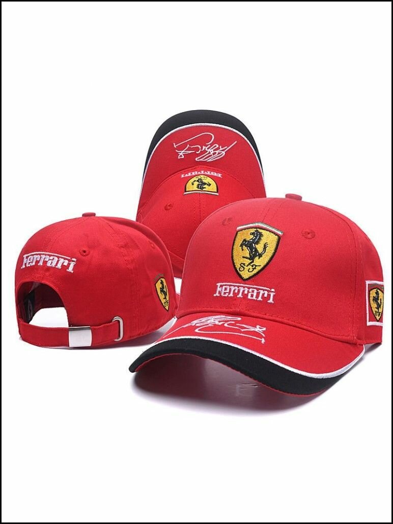 Бейсболка для поклонников Формулы-1, Scuderia Ferrari.Charles Leclerc.