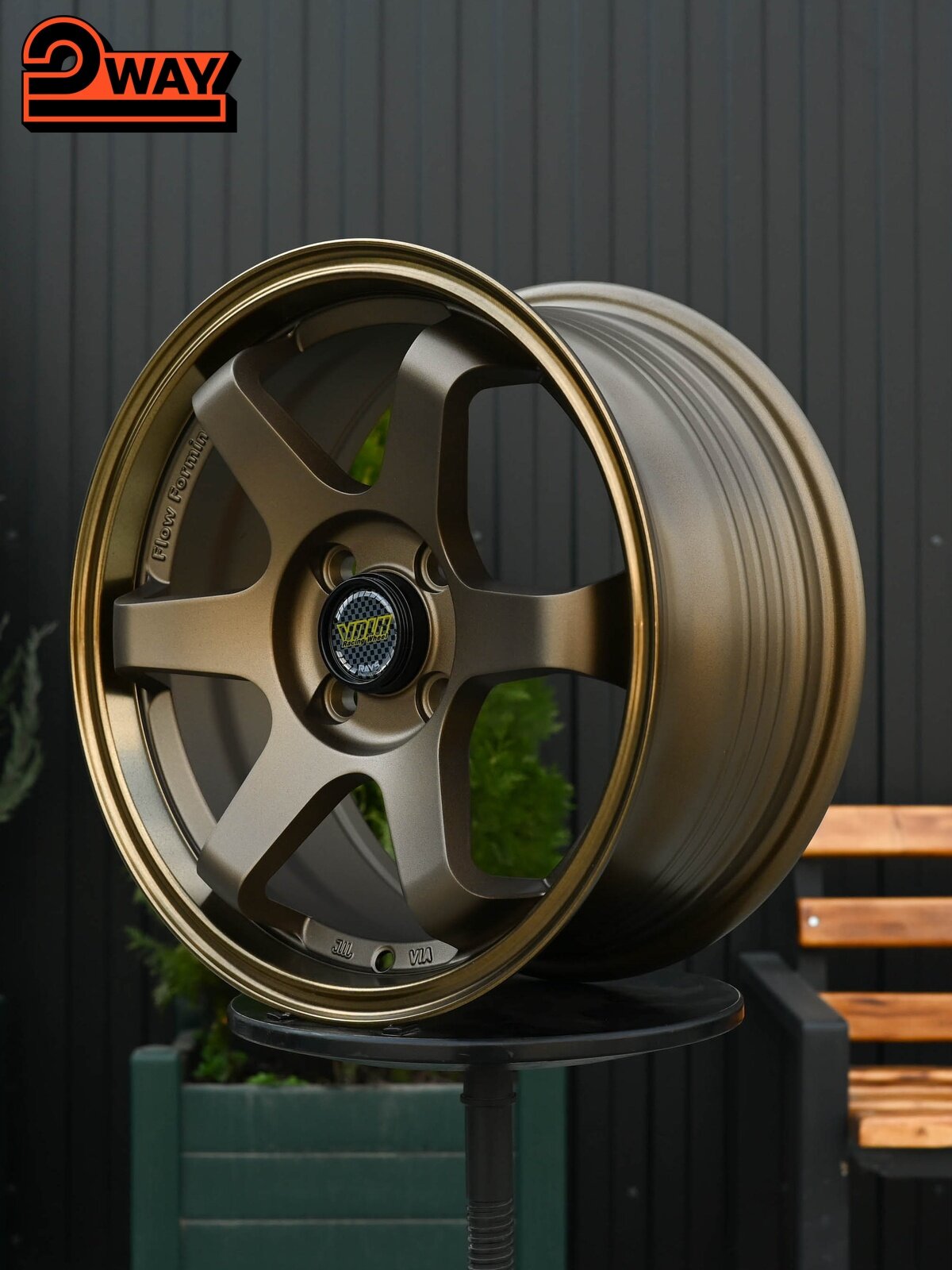 Taigiro Топ дизайн Колесный диск Литой R15 Диск Taigiro Street 7.0J ET35 4*100 Бронза