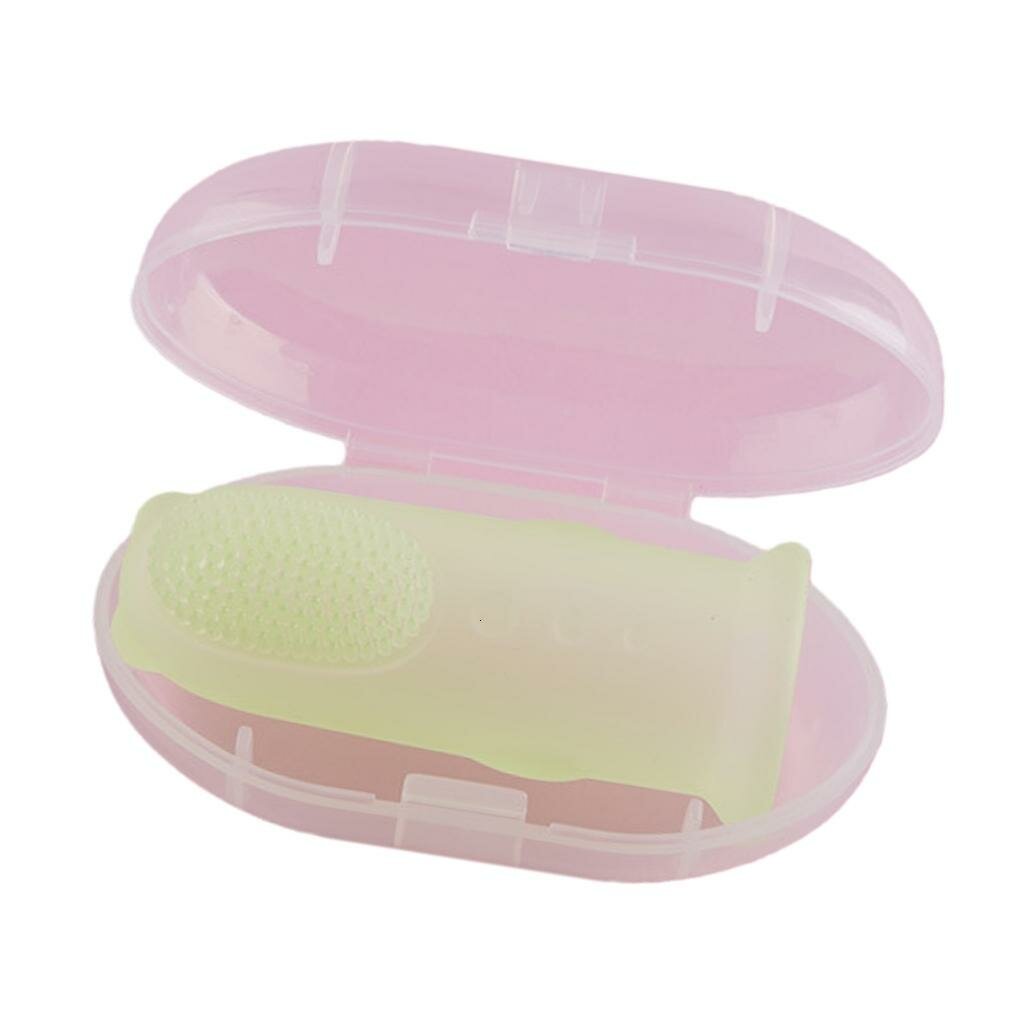 Силиконовая чистящая массажная щётка для зубов младенцев, Зеленый