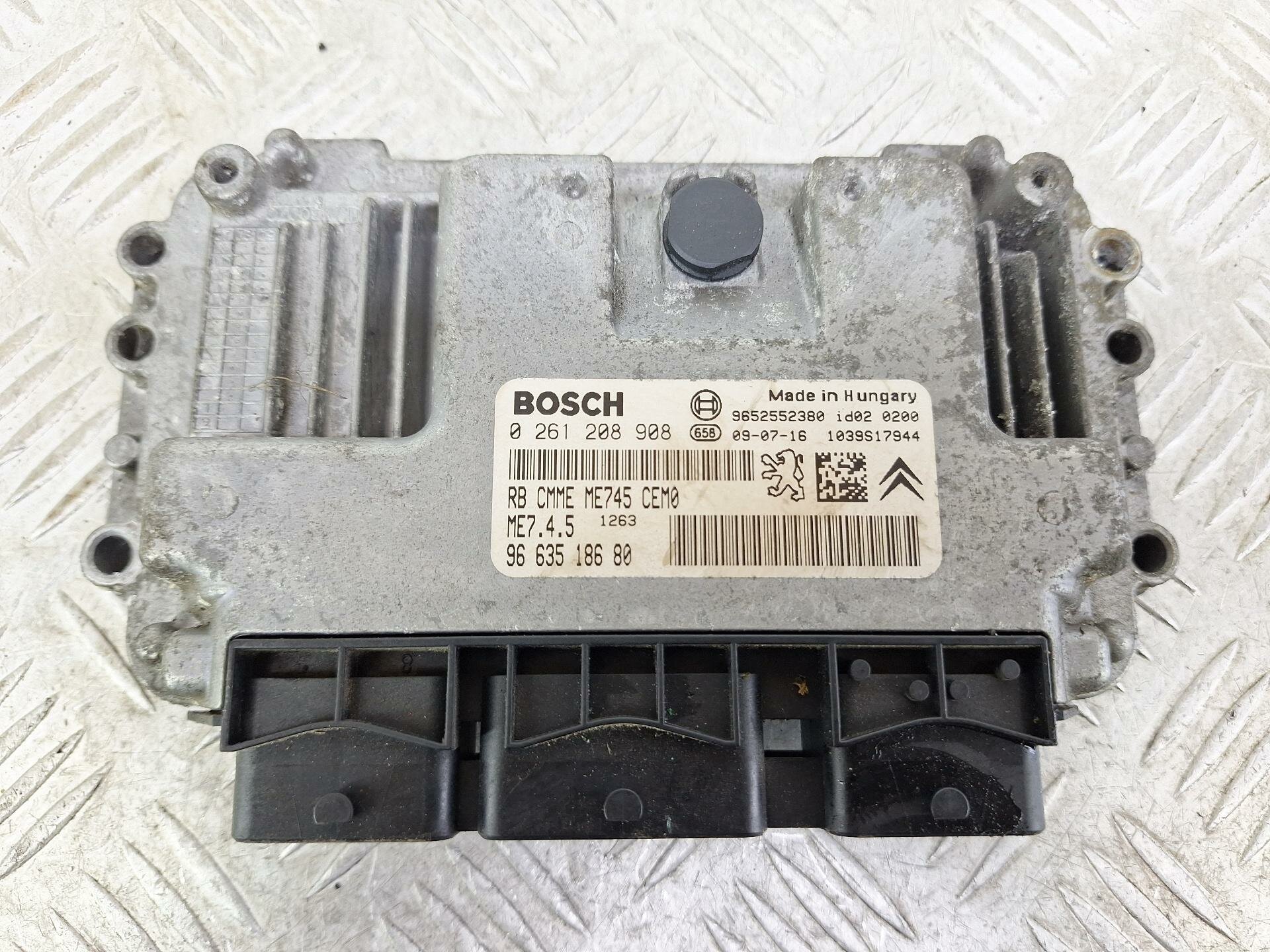 Блок управления двигателем Citroen Xsara Picasso рест. 2009 9663518680