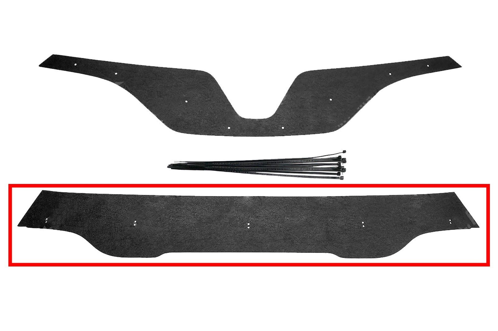 Зимняя защита на стяжках для Renault Sandero Stepway 2018-/Logan Stepway- 2018- низ