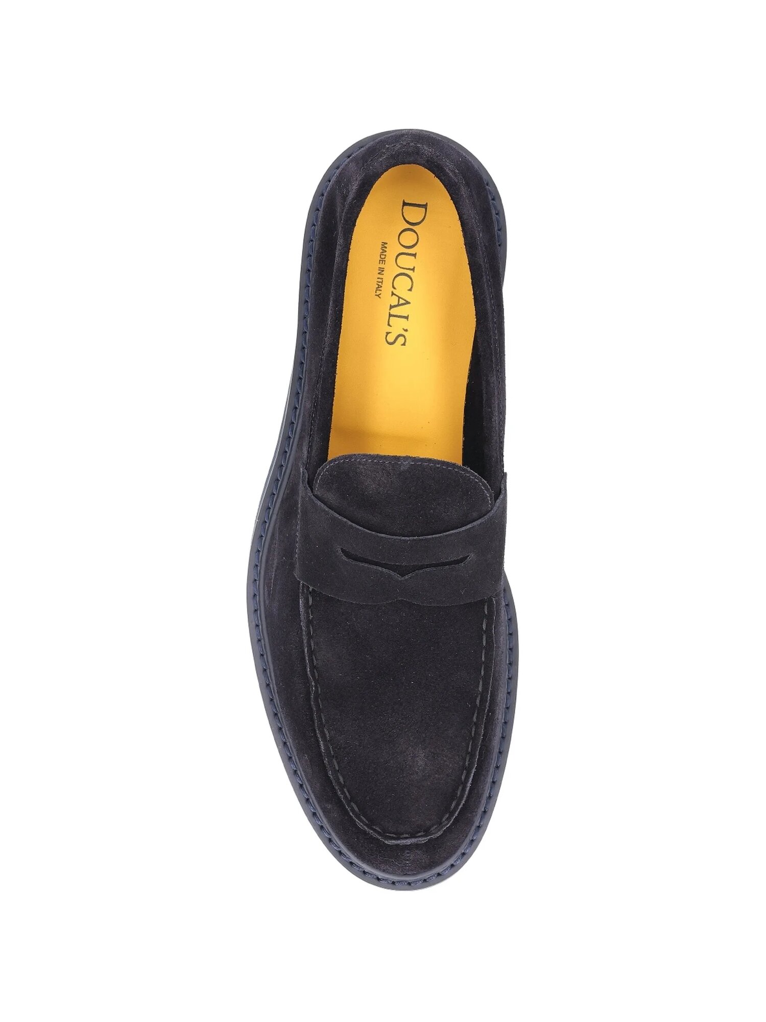 Лоферы Doucal's Suede loafers, размер 41, blue — фото 1