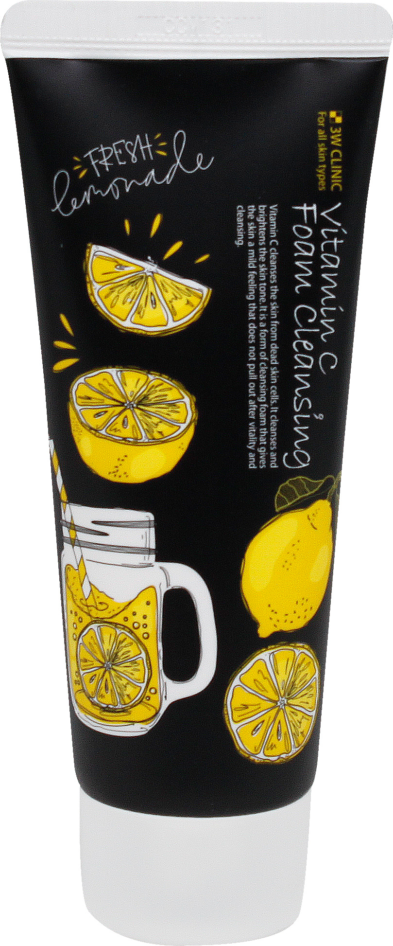 Пенка для умывания 3W CLINIC Vitamin C 100мл