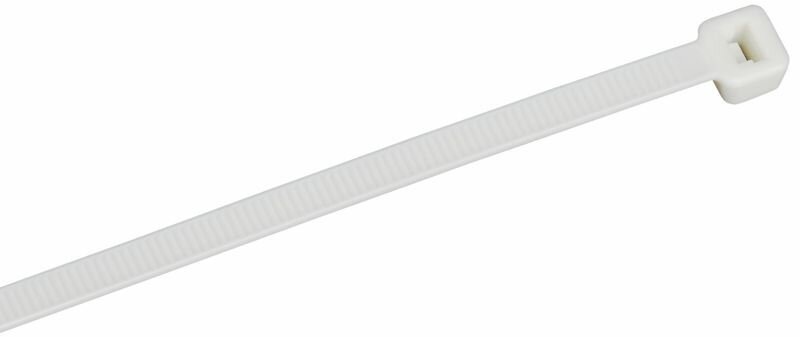 Хомут 4.8х370мм P6.6 самозатухающий бел. (уп.100шт) IEK UHH90-D048-370-100-K01