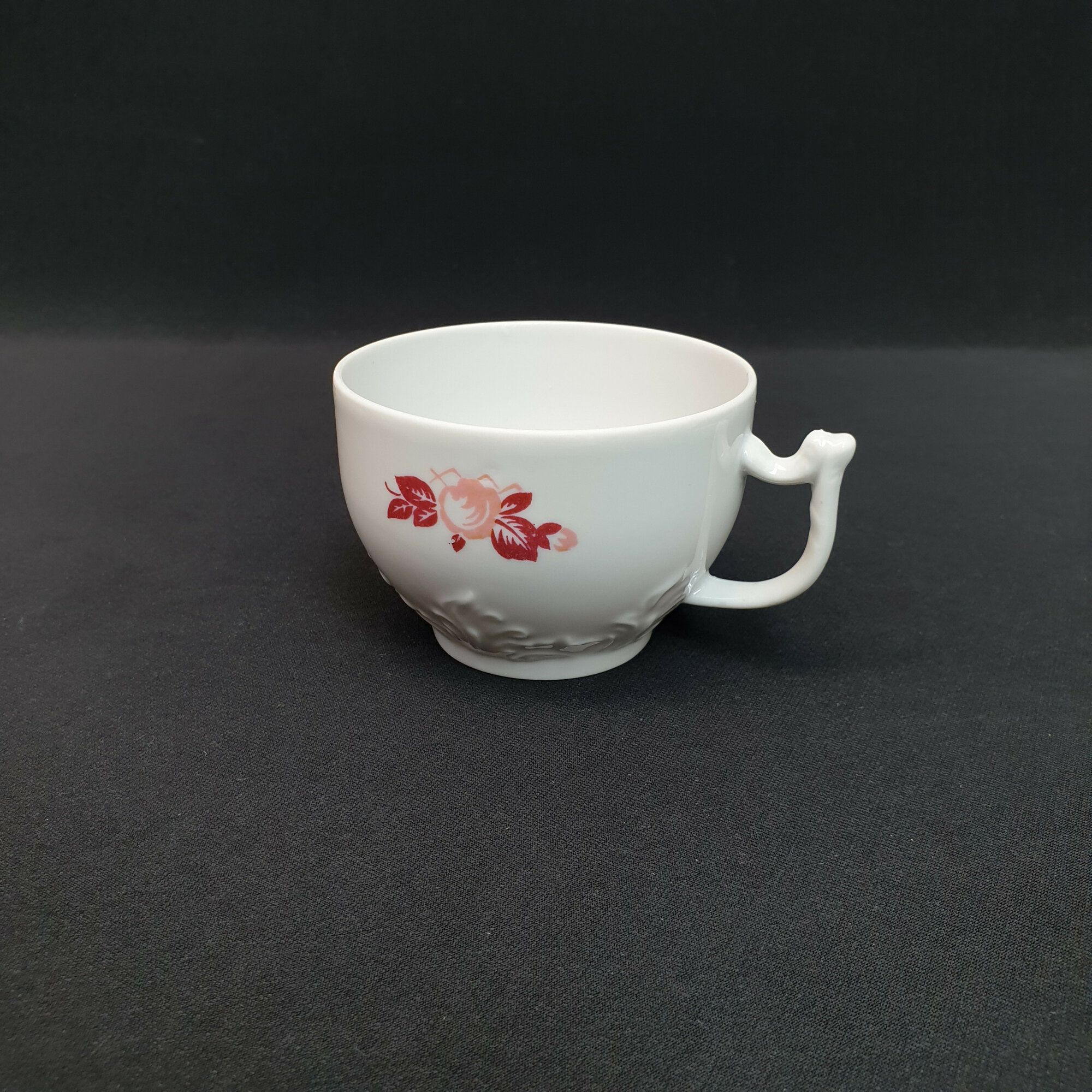 Винтажная чашка кружка Вербилки, фарфор деколь 200 мл, СССР