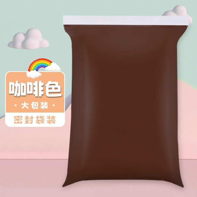 Коричневый детский нетоксичный легкий пластилин 500г в большой упаковке для творческих занятий, 24 цвета в комплекте