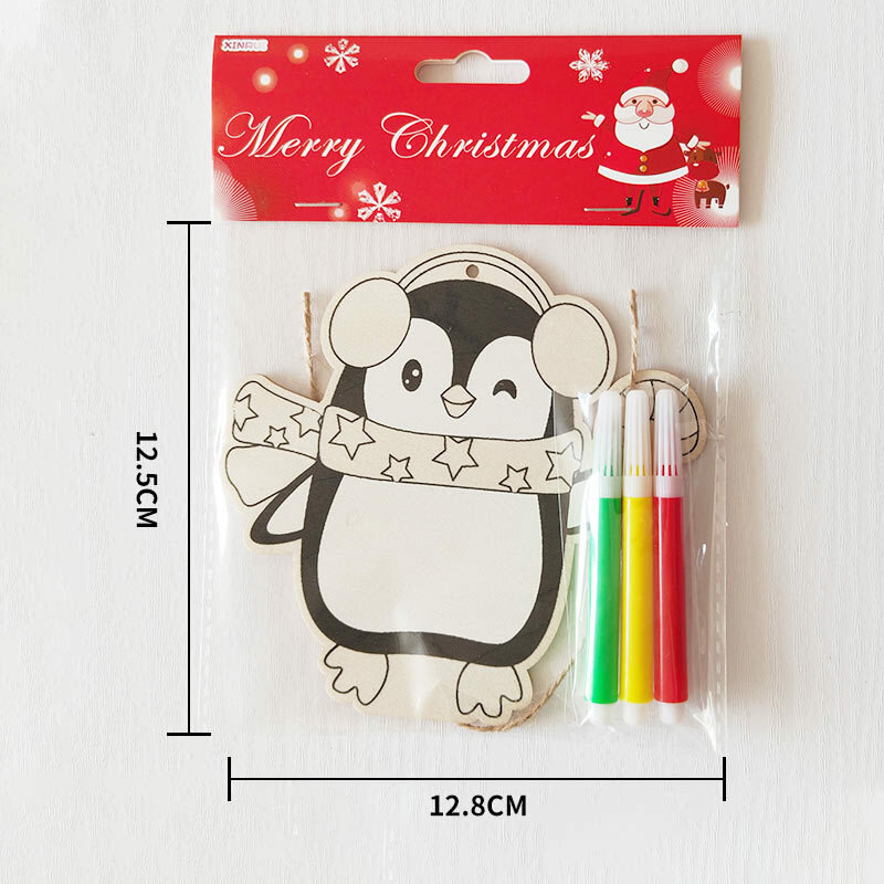 Рождественская доска для рисования DIY с дизайном пингвина - Интерактивная доска для творчества детей, образовательная