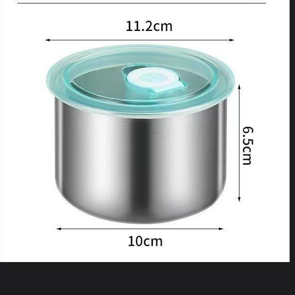 Прочные нержавеющие герметичные контейнеры для хранения еды с крышками, идеальные для кухни, пикника и организации