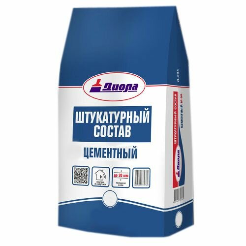 Состав штукатурный Диола состав цементный, Д-335, пакет весом 5.0 кг (1604)