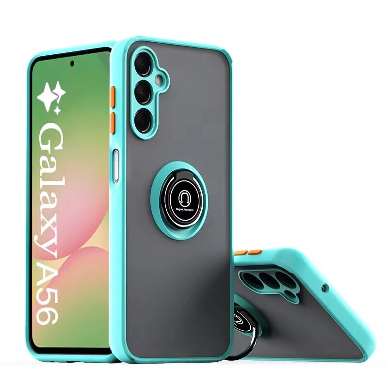 Противоударный Чехол-подставка С Магнитным Креплением Для Samsung Galaxy A15, Голубой, Sky Blue