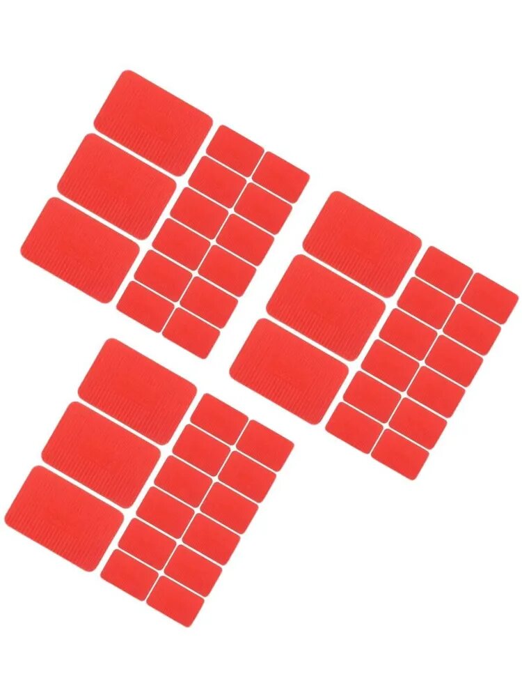 Клин/спейсер монтажный пластиковый красный 300 штук для дверей и окон