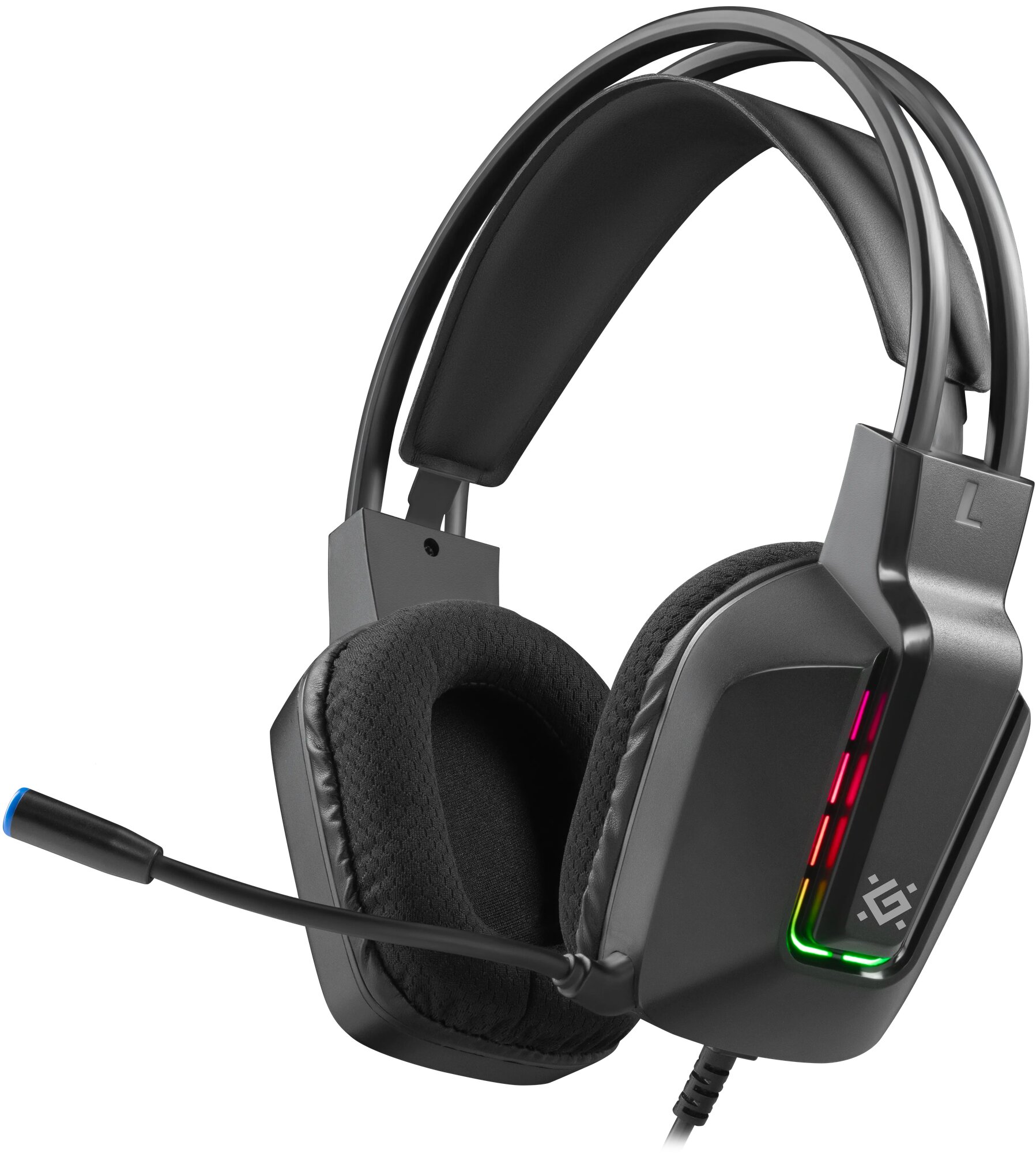 Наушники игровые с микрофоном (62340) GOTHIC черный