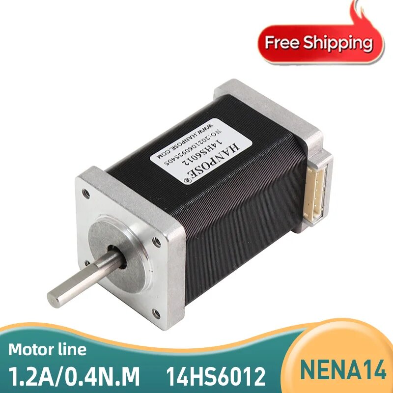 Шаговый двигатель HANPOSE 14HS6012 60 мм