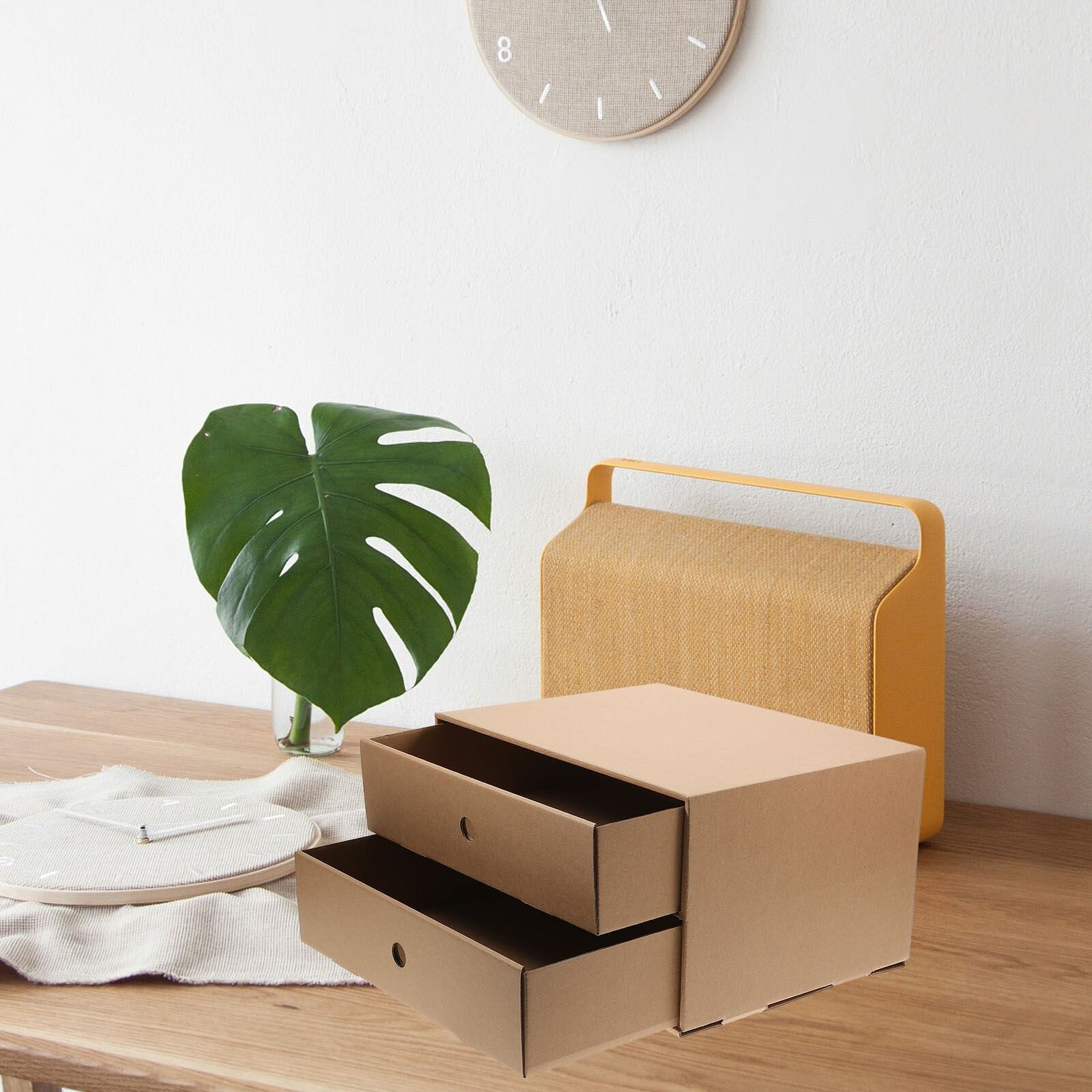 Декоративный органайзер, из бумаги, для учебных материалов, 1 Штука