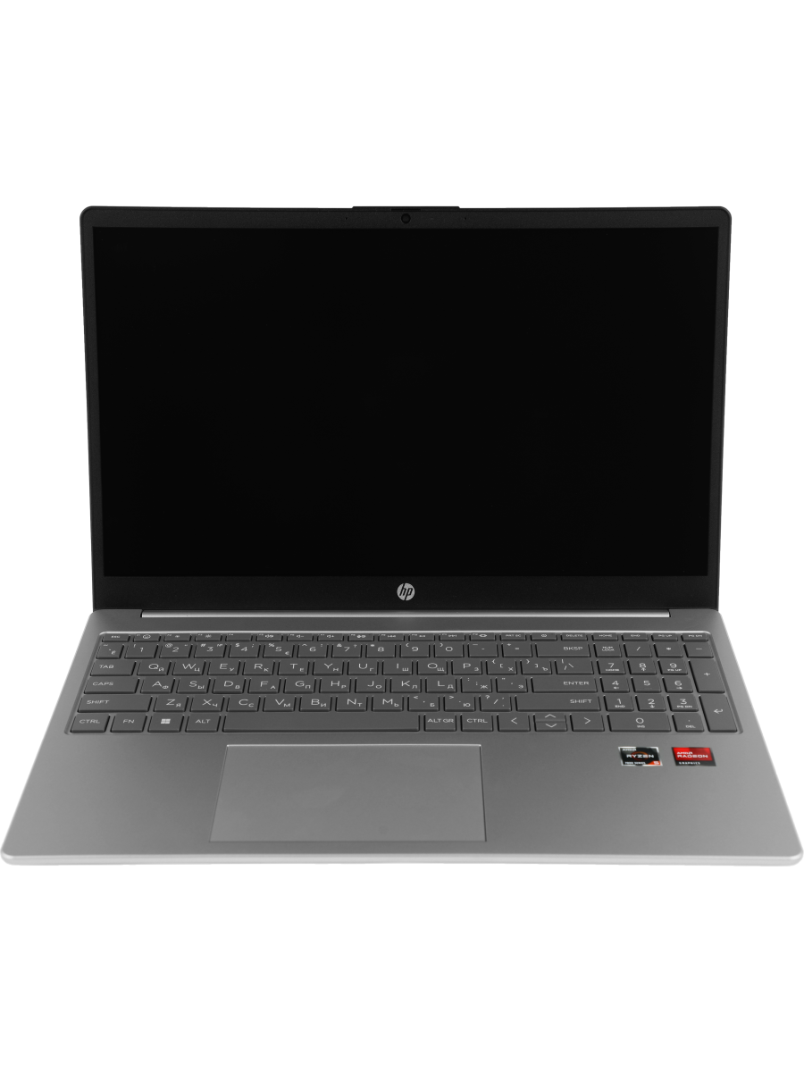 Ноутбук HP 15.6" 15-fc0003nia Ryzen 5 7520U/8Gb/SSD512Gb/DOS/серебристый