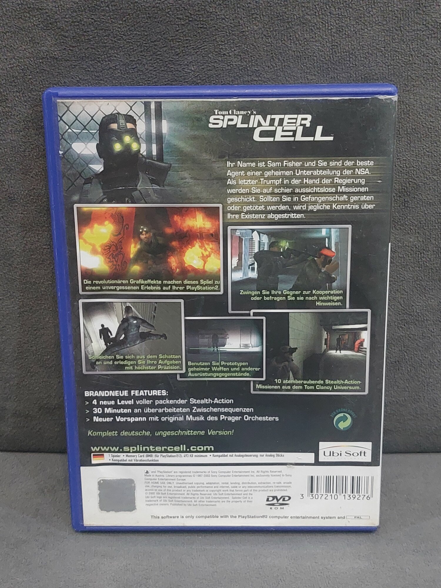Видеоигра Splinter Cell PS2 — фото 1