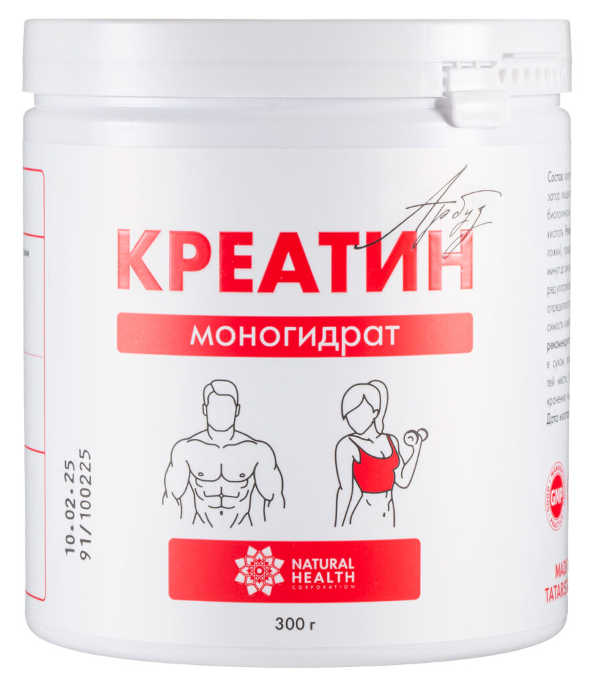 NATURAL HEALTH креатин моногидрат со вкусом арбуза ПОР ПО 300,0