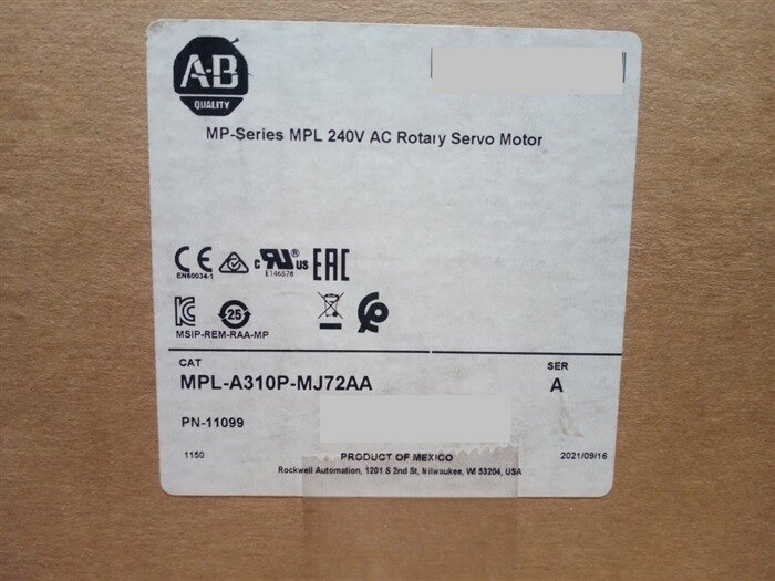 Модуль Allen-Bradley MPL-A310P-MJ72AA