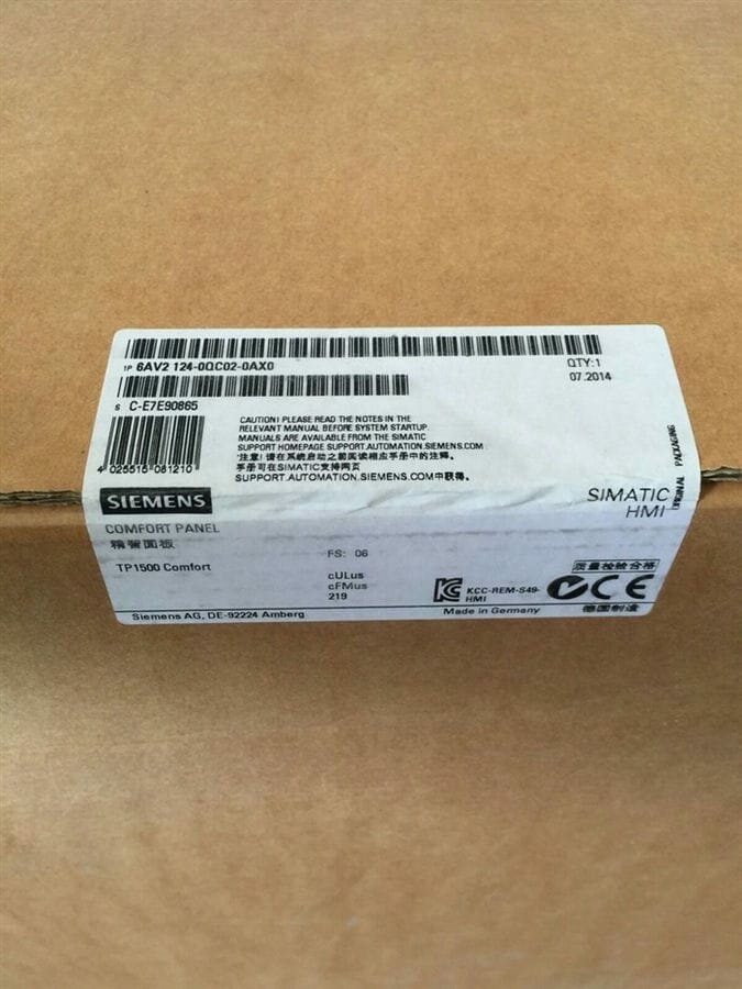 Модуль Siemens 6AV2124-0QC02-0AX0