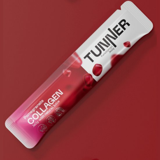 Витаминное желе Tunner COLLAGEN со вкусом Гранат 20 гр