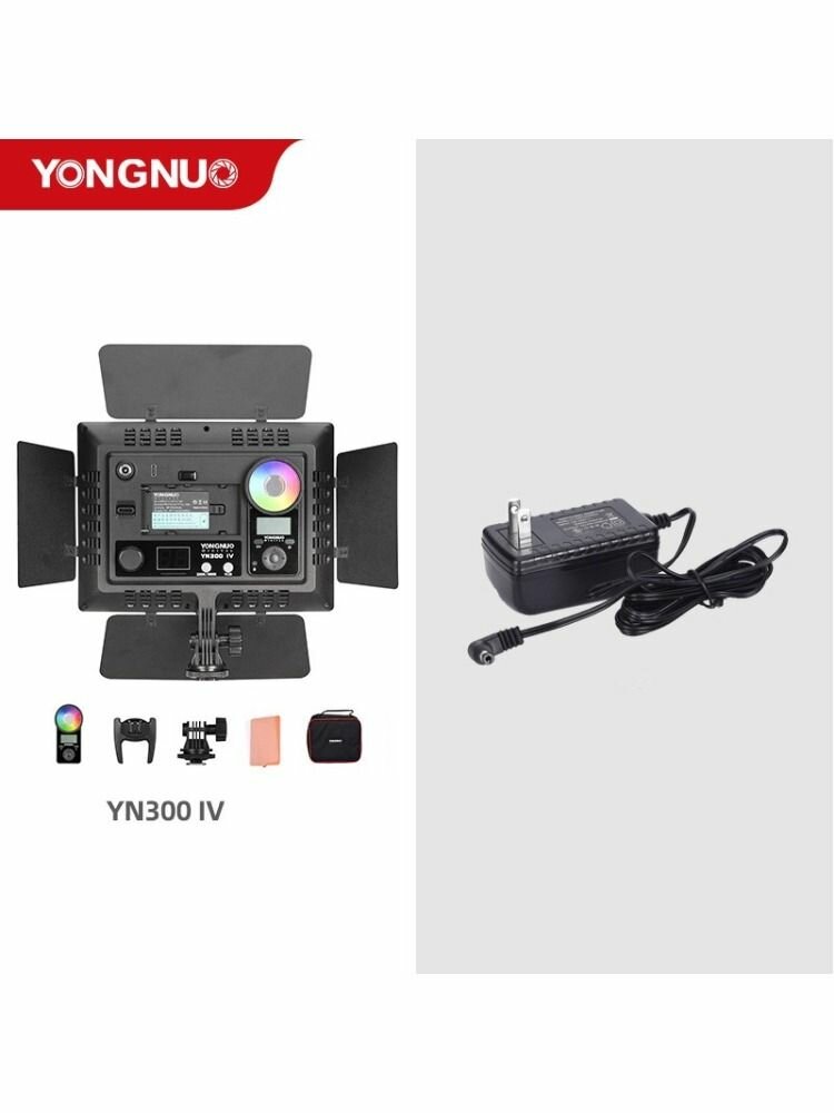 Yongnuo YN300 IV, светодиодный заполняющий светильник RGB full color с регулируемой двухцветной температурой, портативны