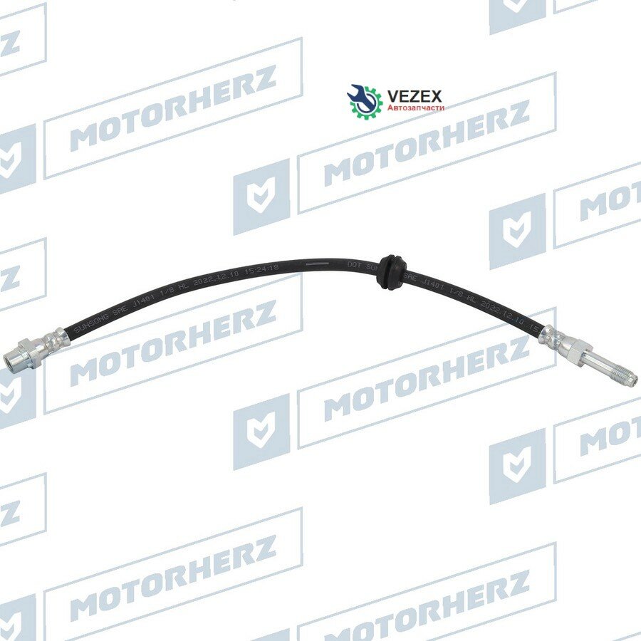 MOTORHERZ HBF0003 шланг тормозной передний! \ BMW E46 1.6-2.8/1.8D-3.0D 98-04