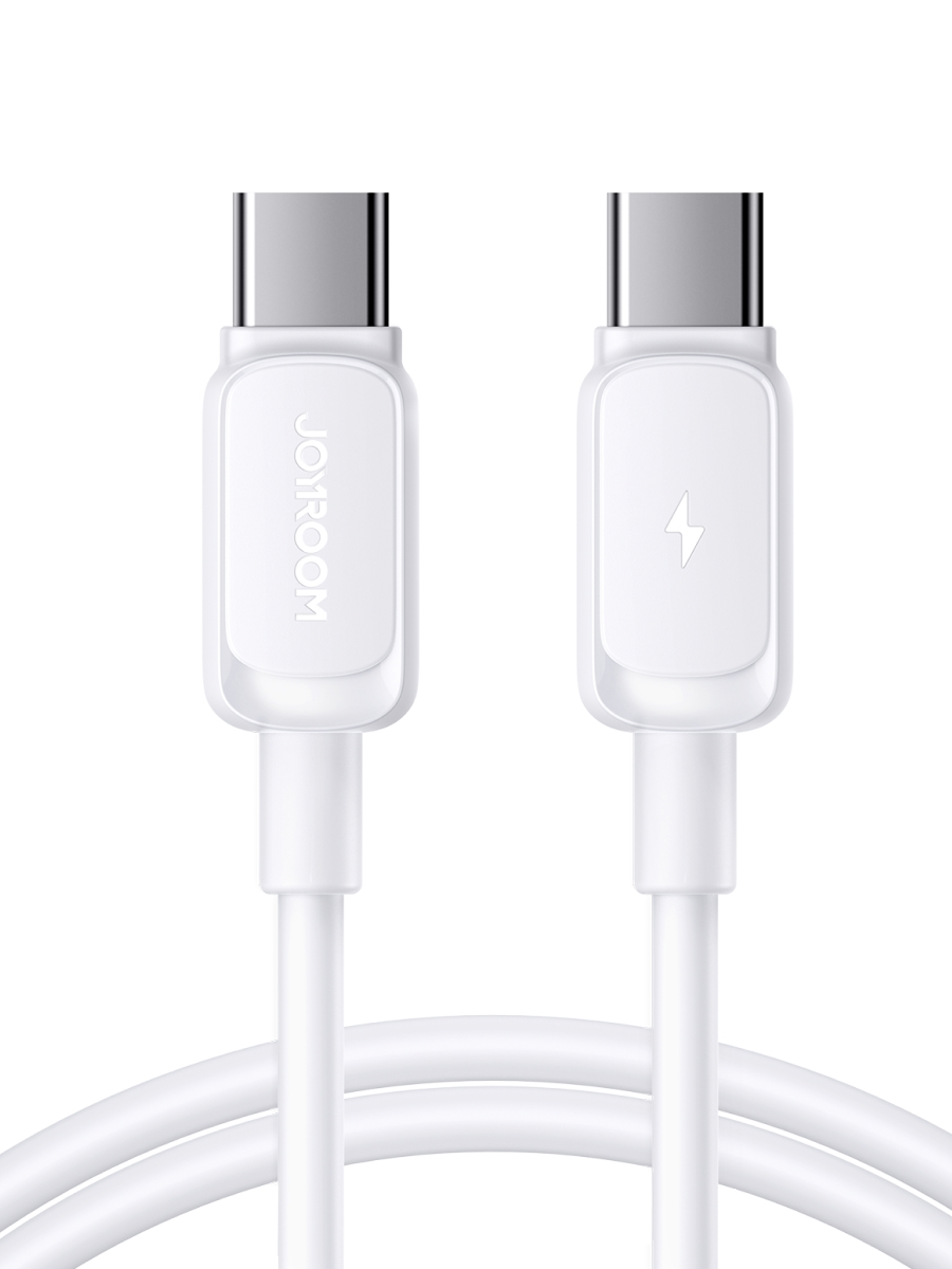Кабель type-c для iphone Joyroom S-A14 USB-C USB-C 60Вт (белый)