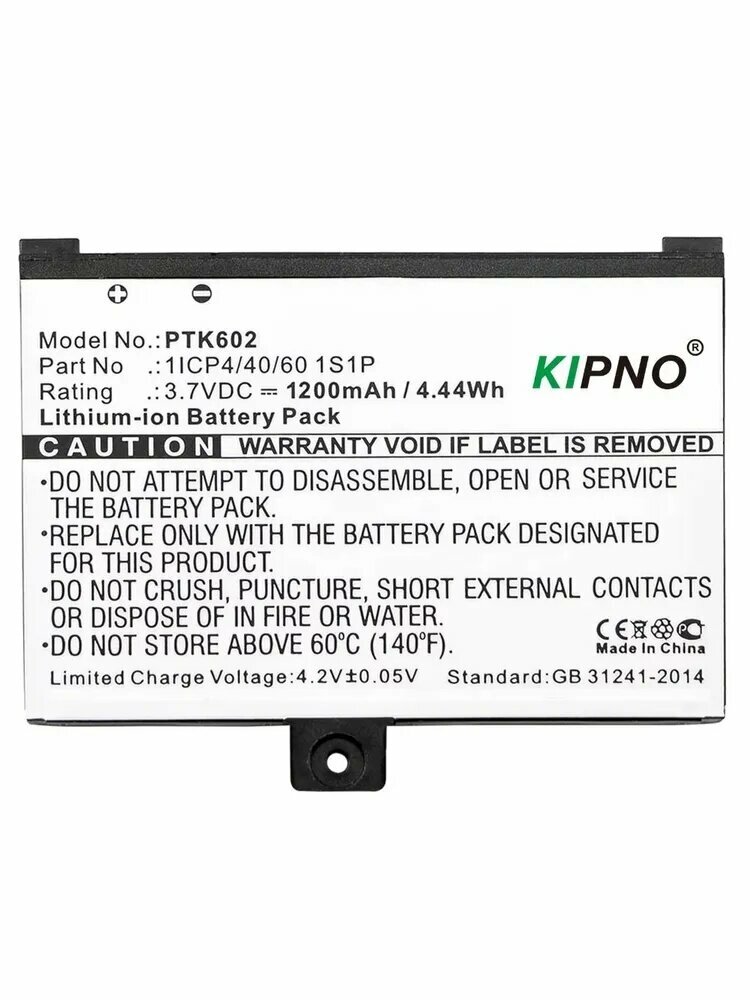 KIPNO 1200mAh 1ICP4/40/60 1S1P Аккумулятор используется для Pocketbook Pro 602, Pro 603, Pro 902, Pro 903, Pro 920, Pro 920. W, Pro 612, Pro 912