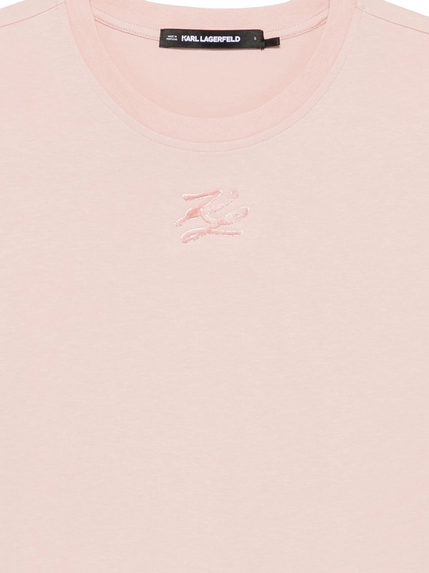 Футболка Karl Lagerfeld Autograph, размер 32, pink — фото 1