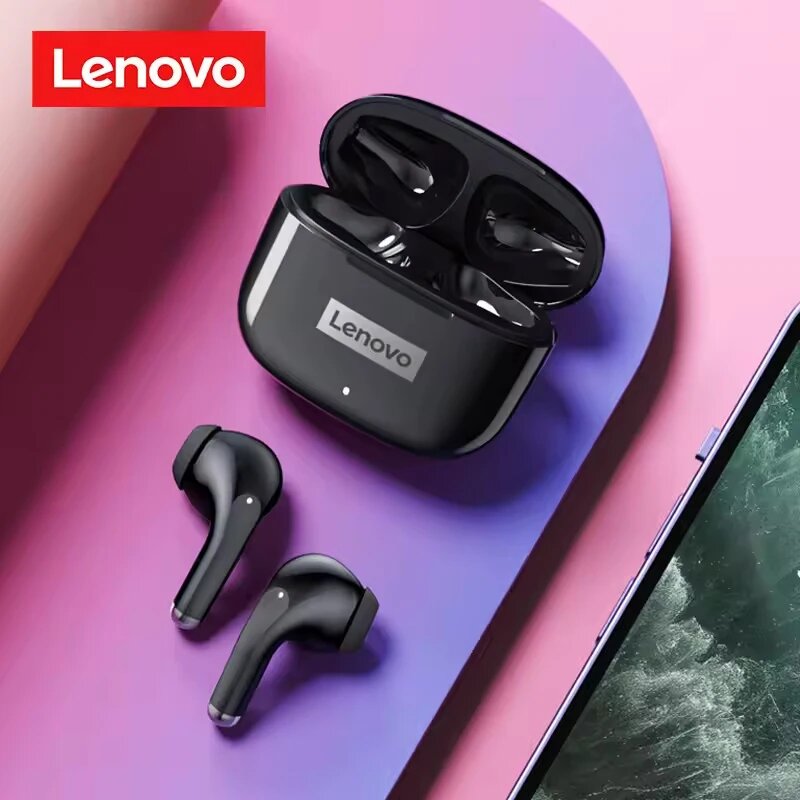 Lenovo LP40 Pro Беспроводные водонепроницаемые наушники Черный, Black