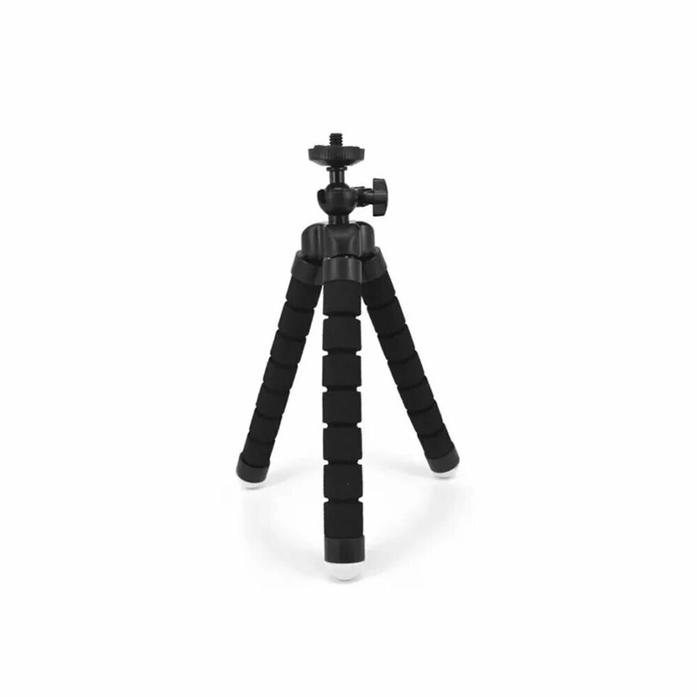 Compact Smartphone Tripod Non-slip with Flexible Grip Arm Portable Accessory Holder Sponge Adjustable Desk Mount