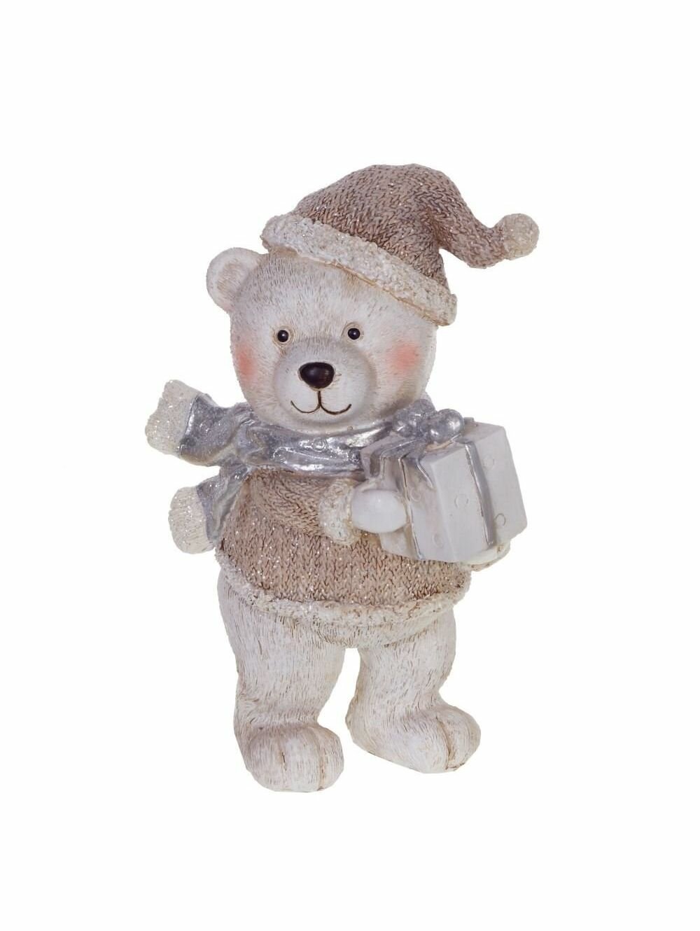 Фигурка декоративная "Медведь", L10 W9,5 H21,5 см