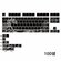 Кейкапы PBT для 60% клавы, Black 75 87 Layout